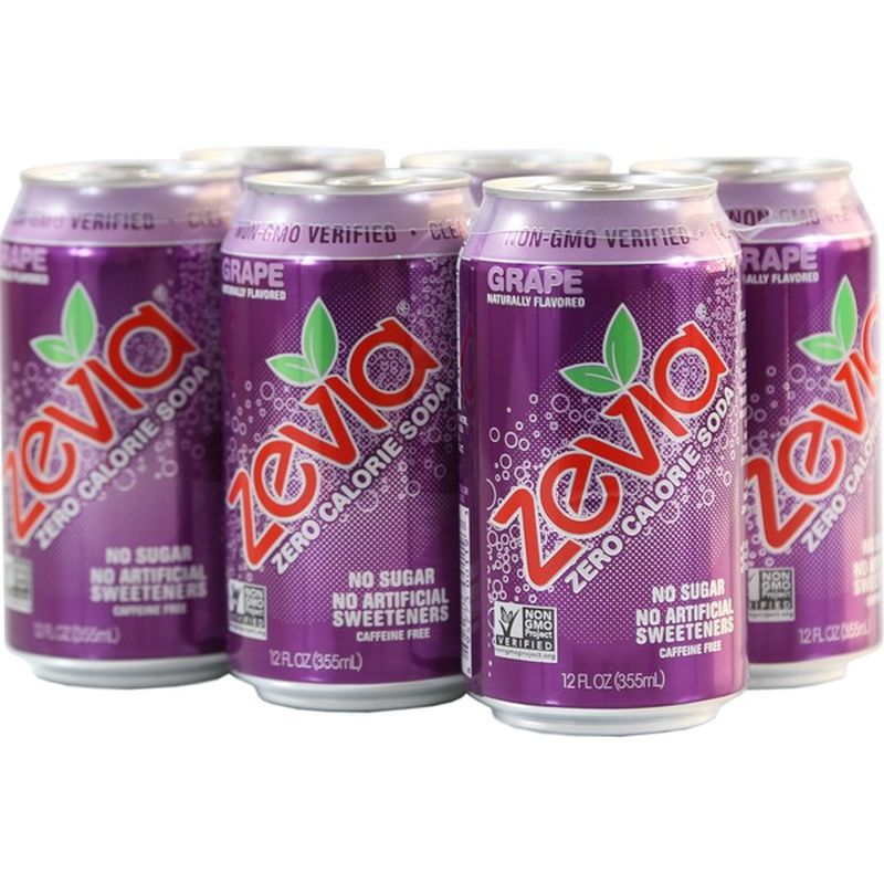 Zevia Zero Calorie Grape Soda (12 fl oz) from Rainbow Grocery - Instacart