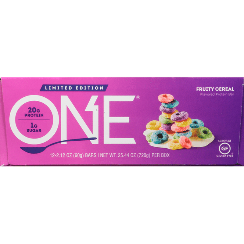 One Protein Bar, Fruity Cereal (2.12 oz) - Instacart