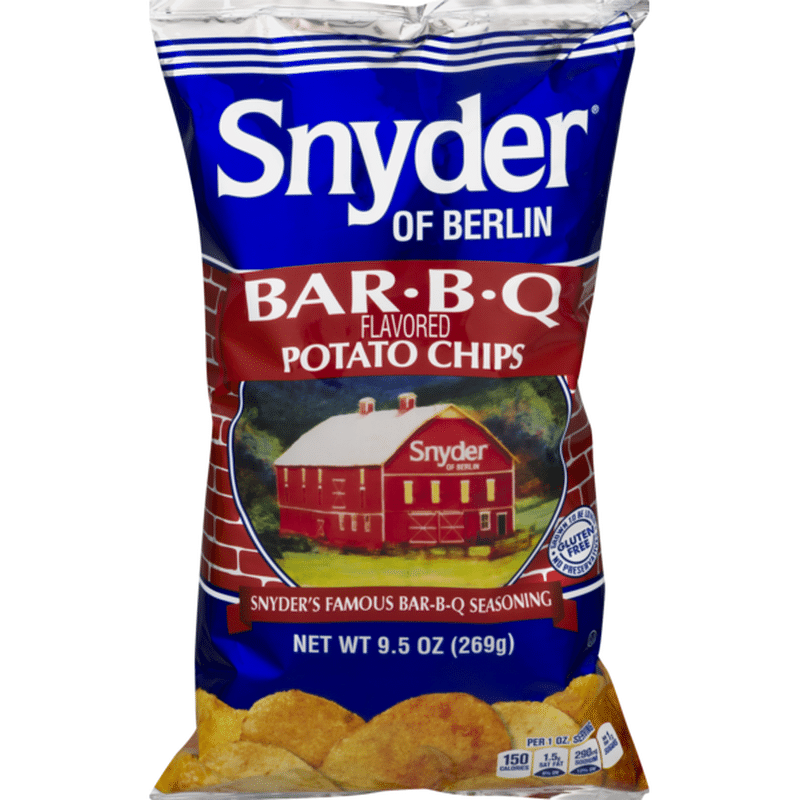 Snyder of Berlin Potato Chips Bar-B-Q (9.5 oz) - Instacart