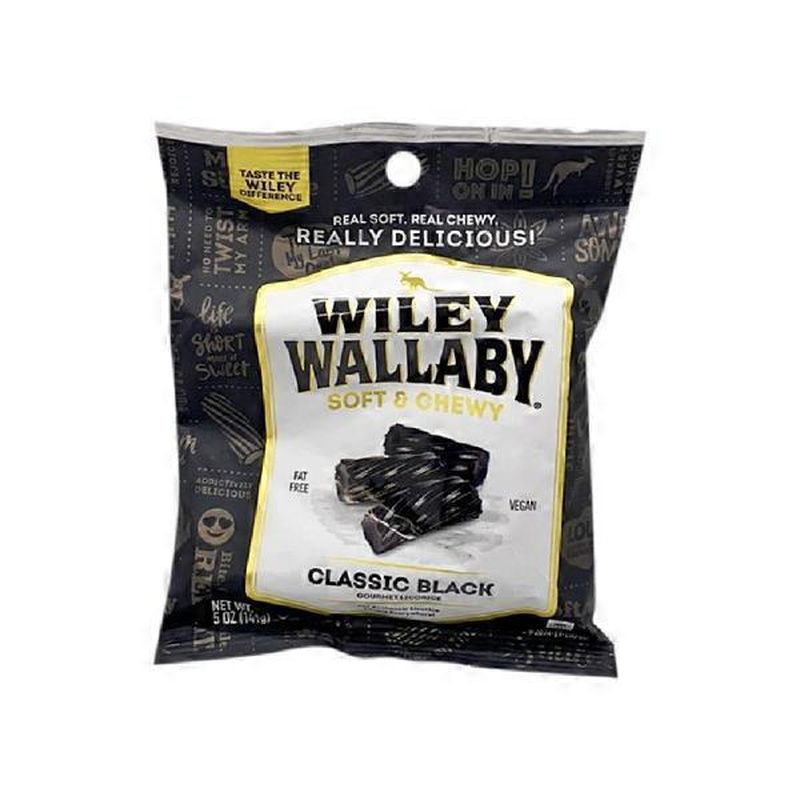 Wiley Wallaby Gourmet Black Liquorice Candy (5 oz) - Instacart