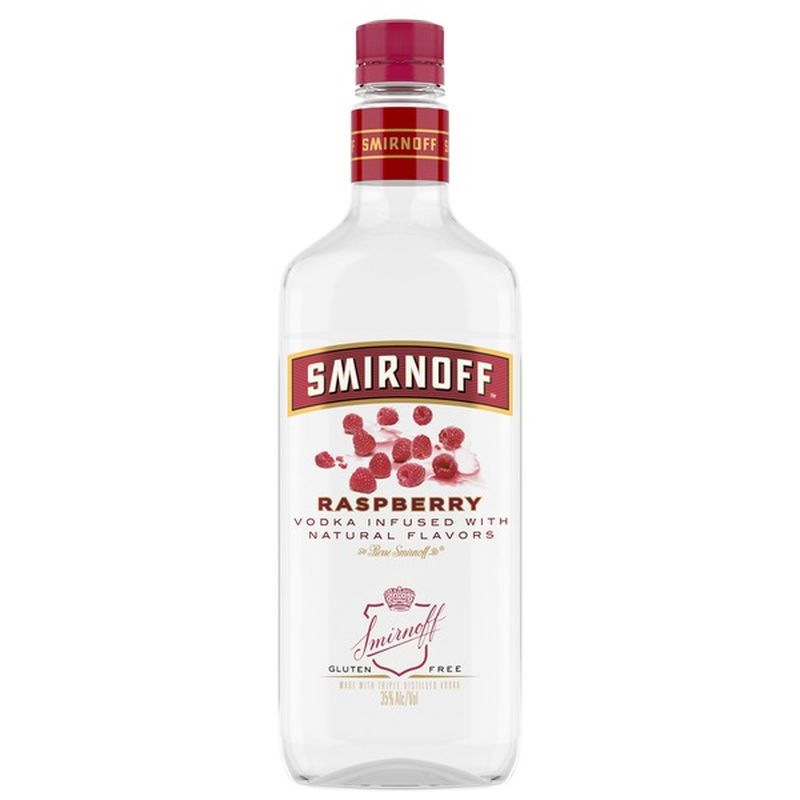 Smirnoff Raspberry (Vodka Infused with Natural Flavors) (750 ml ...