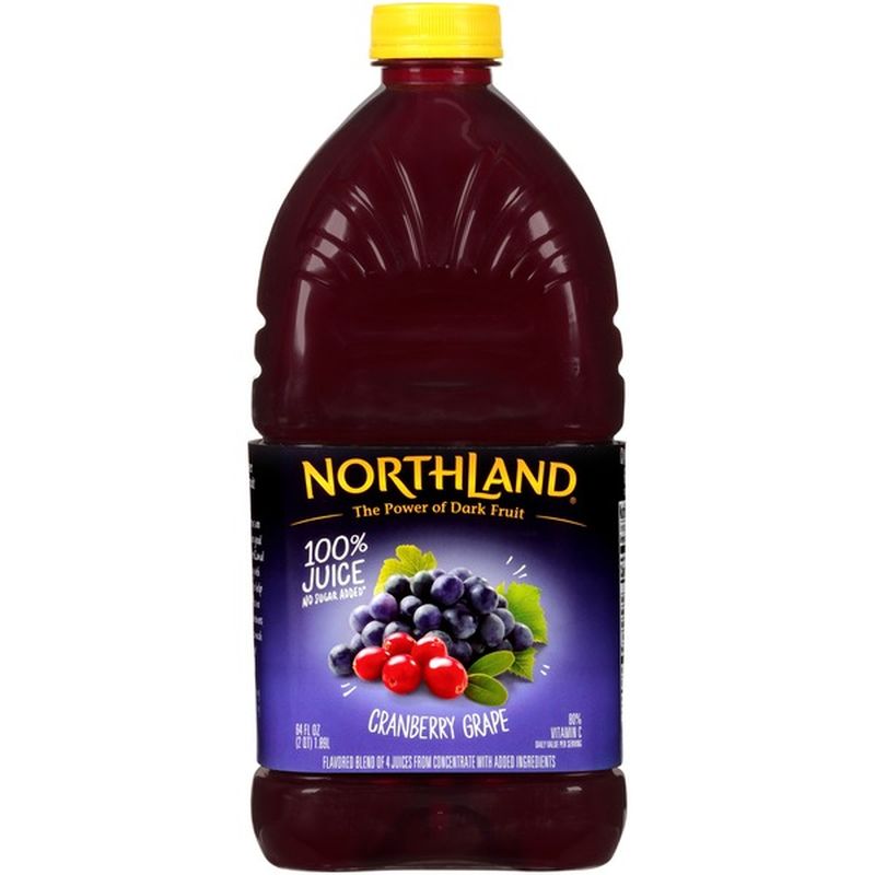 Northland Cranberry Grape 100% Juice (1.89 L) - Instacart