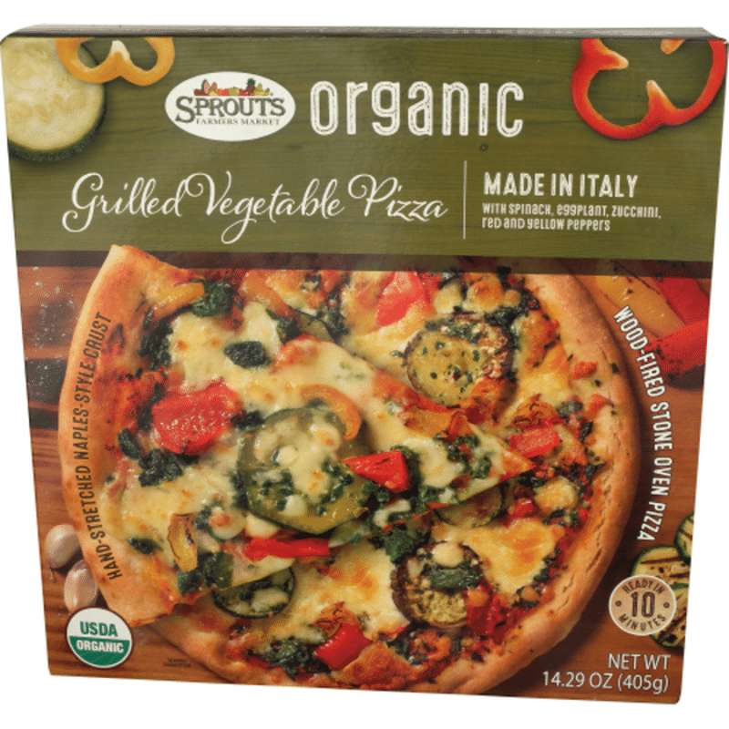 Sprouts Frozen Organic Grilled Vegetable Pizza (14.29 oz) - Instacart