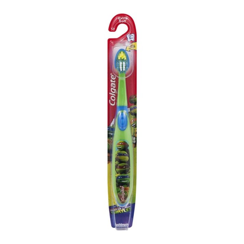 Colgate Toothbrush Extra Soft Teenage Mutant Ninja Turtles (1 ct ...