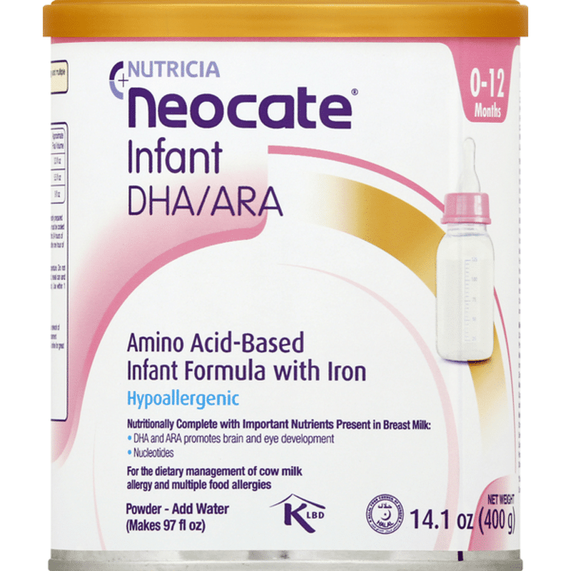 Nutricia Infant Formula, Amino Acid-Based, with Iron, Hypoallergenic ...