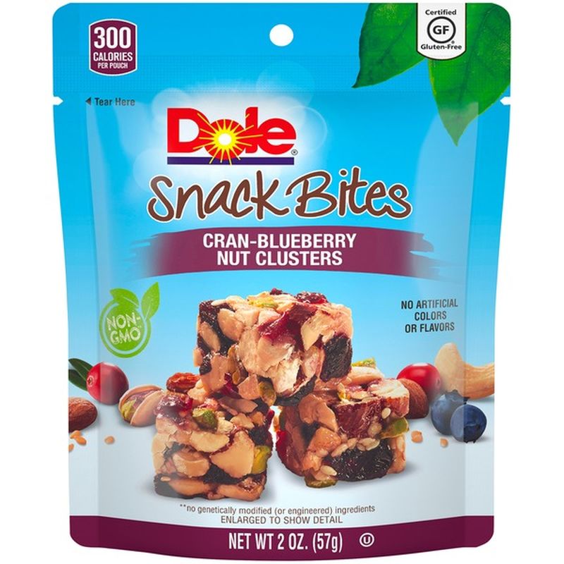 Dole® Snack Bites Cran-Blueberry Snack Bites Cran-Blueberry Nut ...
