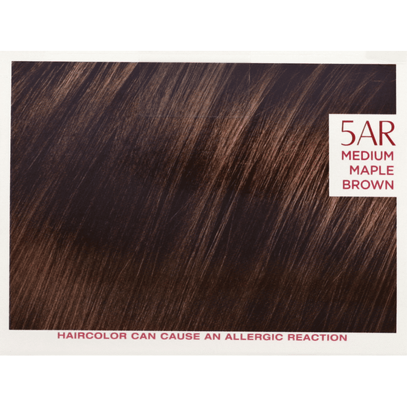 Excellence Permanent Color, Triple Protection, Medium Maple Brown 5AR ...