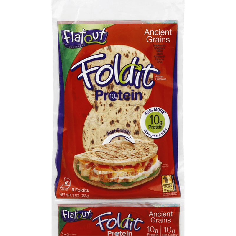 Flatout Flatbread, Artisan, Ancient Grains (9 oz) - Instacart