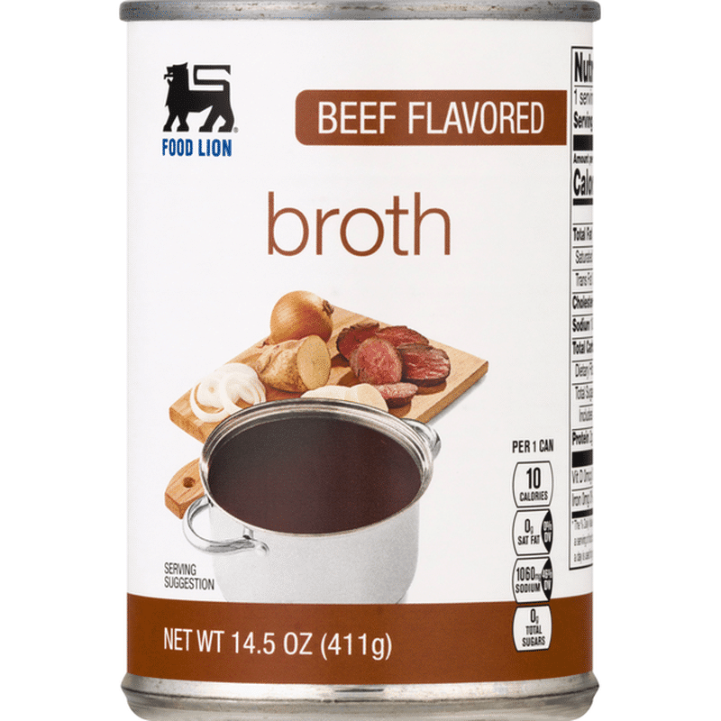 Food Lion Broth, Beef Flavored (14 oz) - Instacart