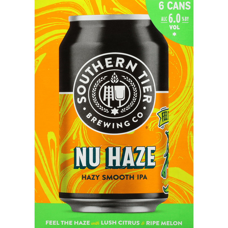 Southern Tier Beer, Hazy Smooth IPA, Nu Haze (12 fl oz) - Instacart