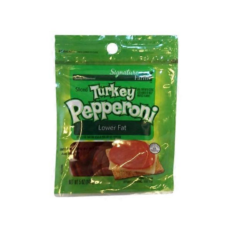 Signature Select Sliced Turkey Pepperoni (5 oz) - Instacart