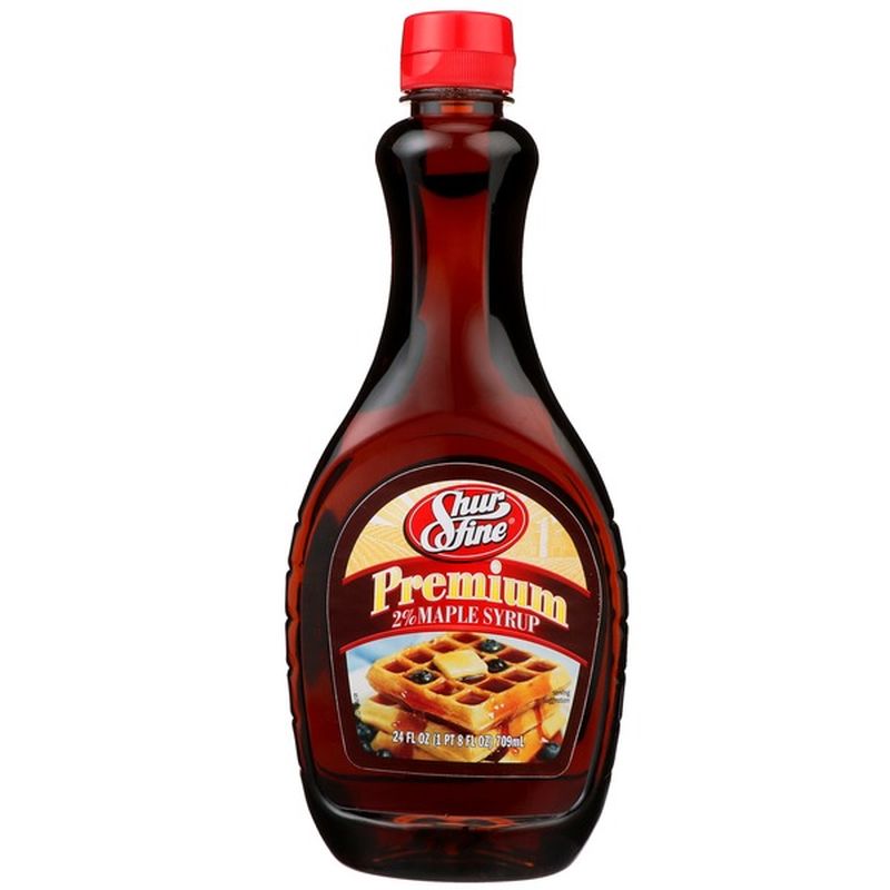 Shurfine Premium 2% Maple Syrup (24 fl oz) - Instacart