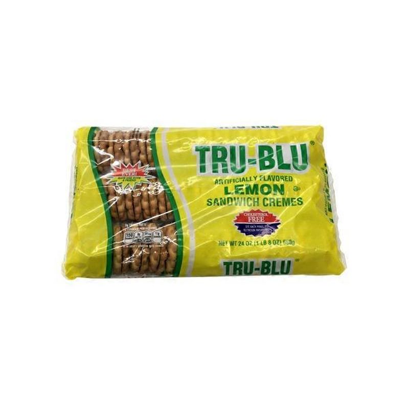 Tru Blu Lemon Creme Cookies (24 oz) - Instacart