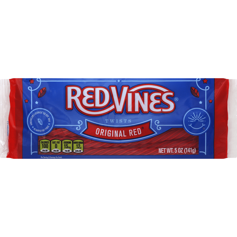 Red Vines Original Red Licorice Twists (5 oz) - Instacart