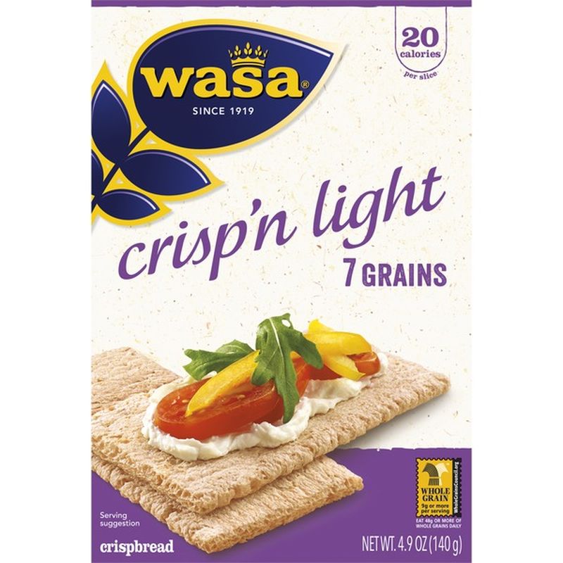 Wasa® Crisp’n Light 7 Grains Crispbread Crackers (4.4 oz) - Instacart