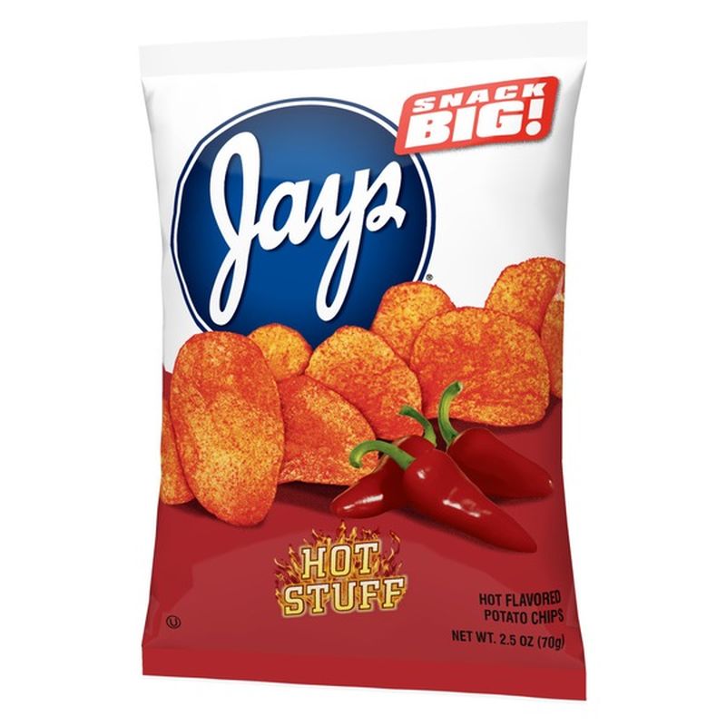 Jays® Hotstuff Flavored Potato Chips (2.5 oz) - Instacart