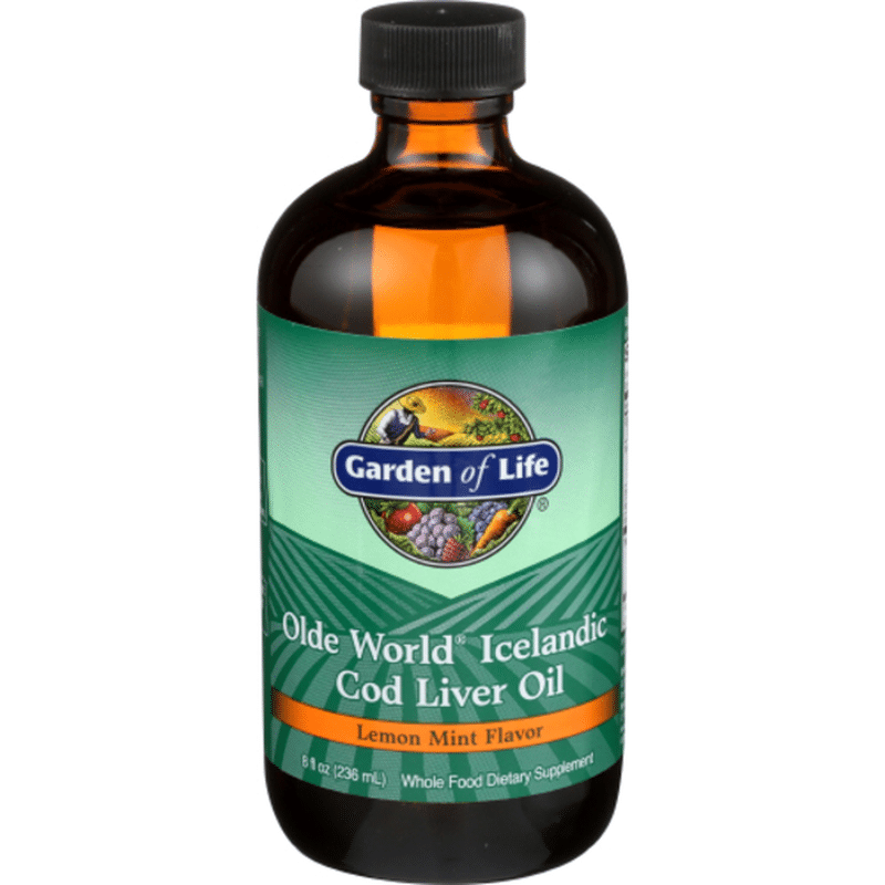 Garden of Life Ice Landic Cod Liver Oil, Lemon Mint (8 fl oz) - Instacart