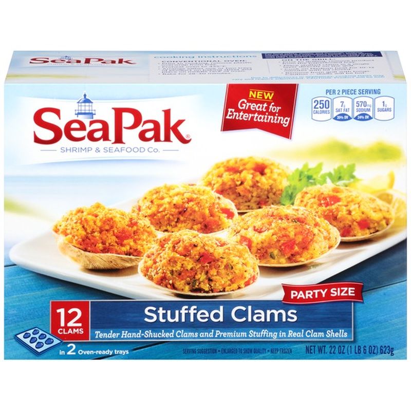 SeaPak Shrimp & Seafood Company Stuffed Clams (22 oz) Delivery or ...
