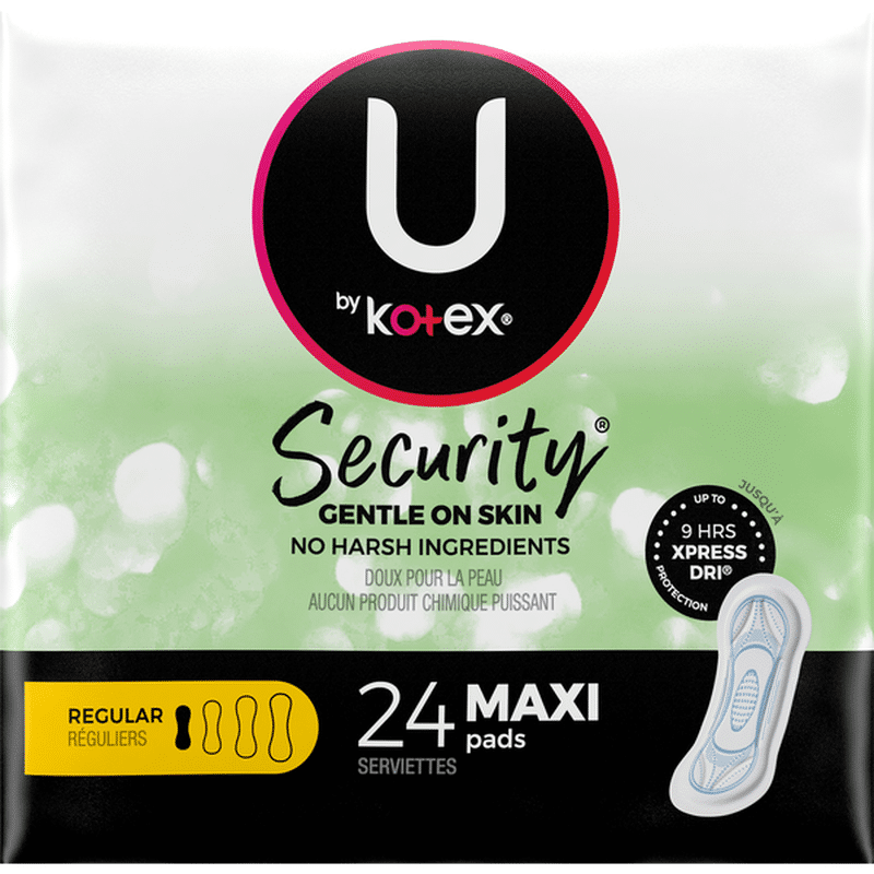 U by Kotex Security Maxi Pads (24 ct) Delivery or Pickup Near Me ...