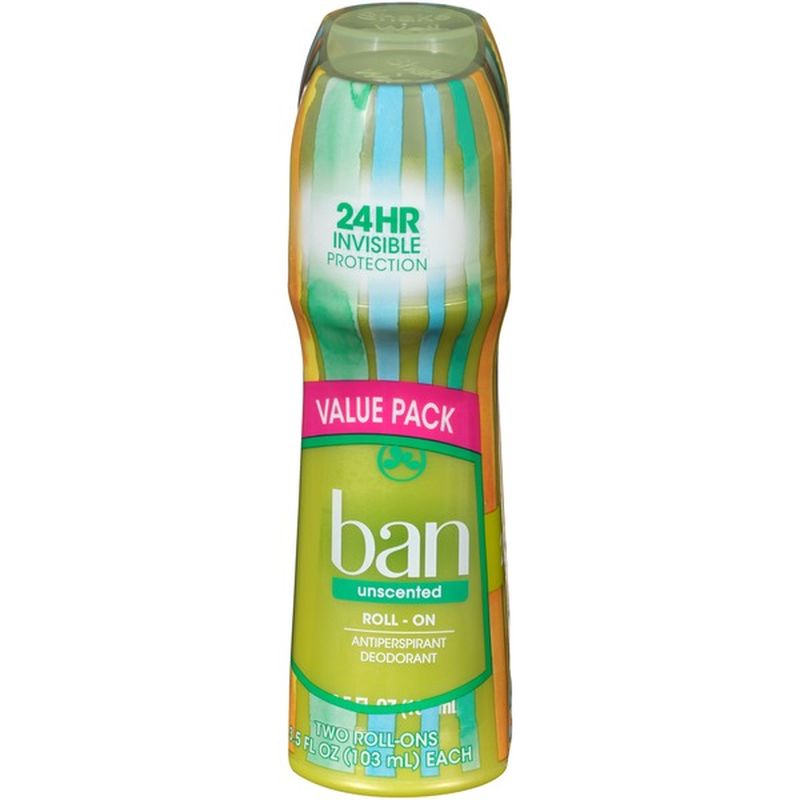 Ban Unscented Antiperspirant Deodorant (7 fl oz) - Instacart
