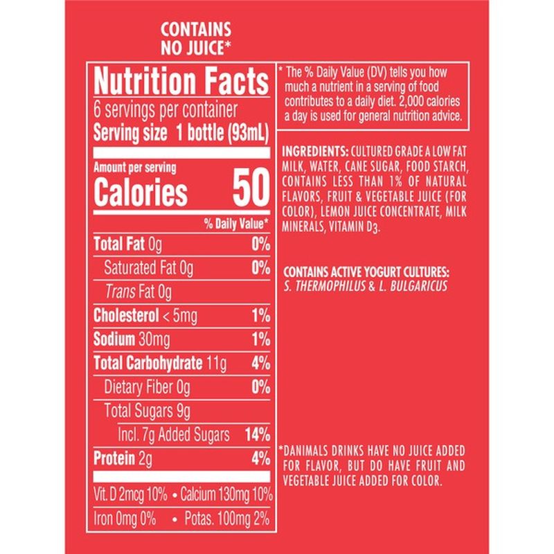 Danimals Strawberry Banana Smoothies