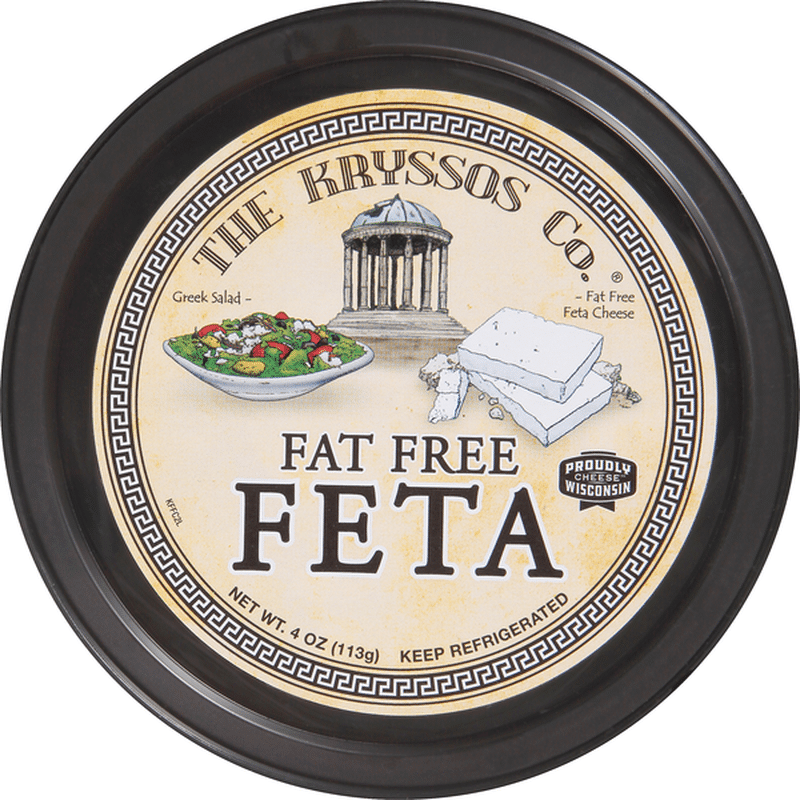 Kryssos Cheese, Fat Free, Feta (4 oz) - Instacart