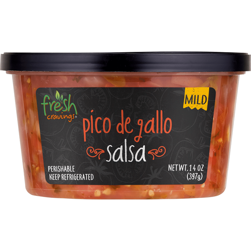 Fresh Cravings Salsa, Pico De Gallo, Mild (14 oz) - Instacart