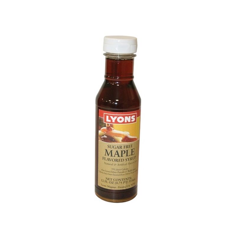 Lyons Sugar Free Maple Syrup (12 oz) - Instacart