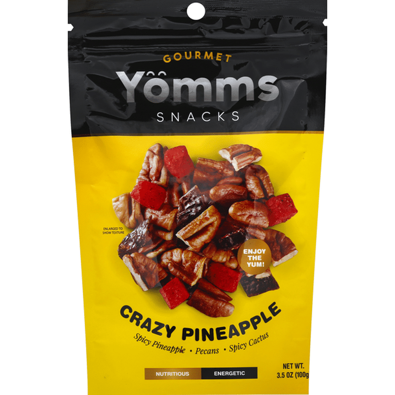 Yomms Crazy Pineapple, Spicy Pineapple, Pecans, Spicy Cactus (3.5 oz ...