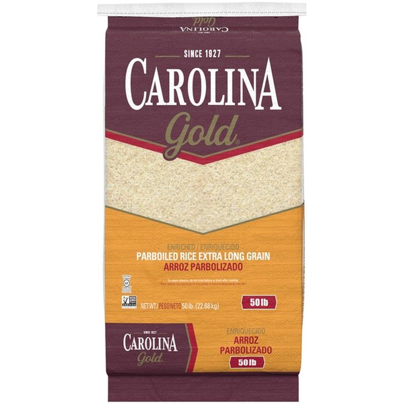 Carolina Enriched Parboiled Extra Long Grain Rice (50 lb) - Instacart