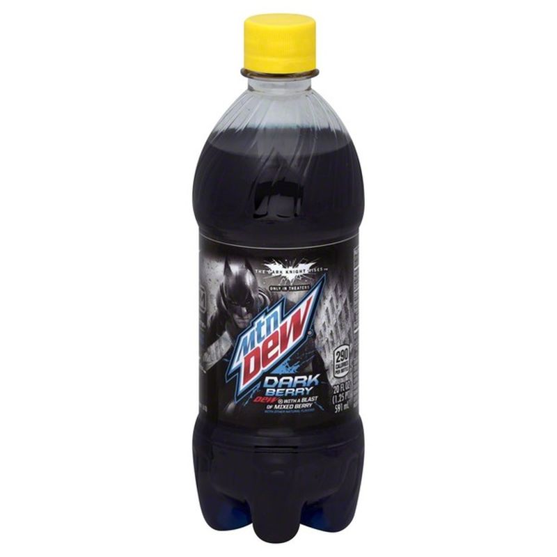 Mountain Dew Soda, Dark Berry Dew (20 oz) - Instacart