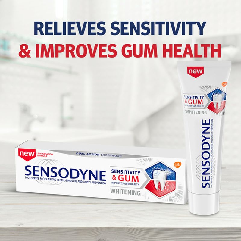 Sensodyne Sensitive Teeth & Gum Toothpaste, Sensitive Teeth & Gum ...