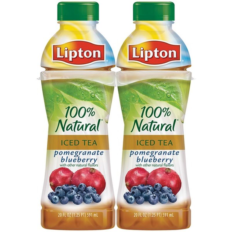 Lipton with Pomegranate Blueberry All Natural Iced Tea (20 fl oz ...