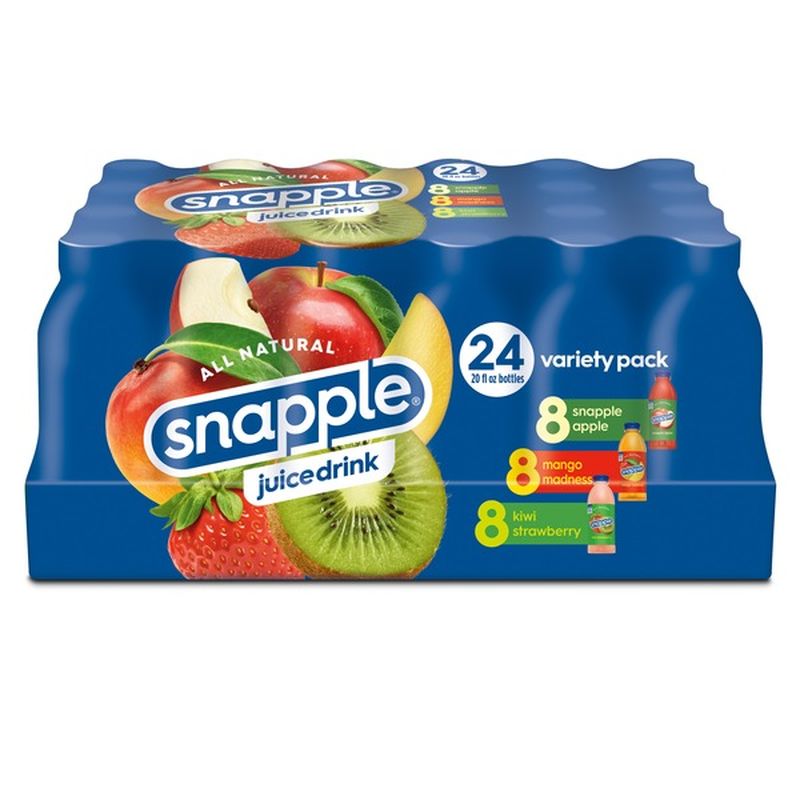 Snapple Juice Drink Variety Pack (20 fl oz) - Instacart
