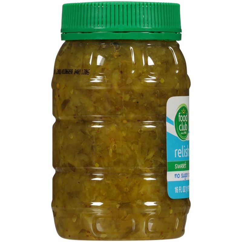 Food Club No Sugar Added Sweet Relish (16 fl oz) - Instacart