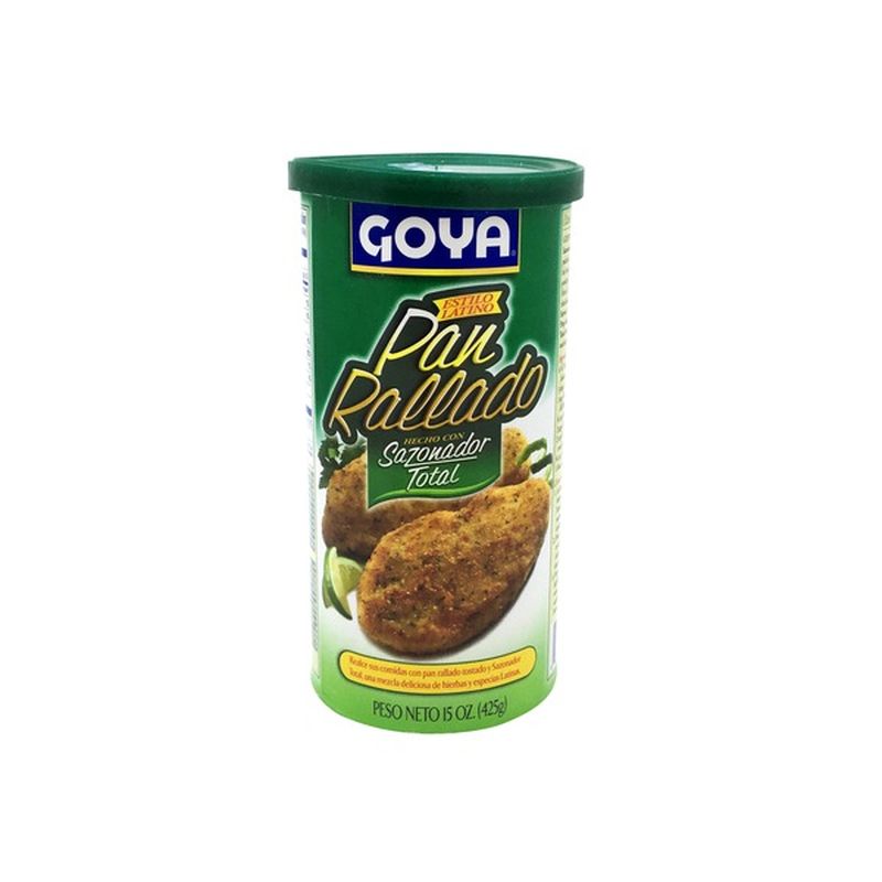 Goya Latin Style Bread Crumbs with Sazonador Total (15 oz) - Instacart