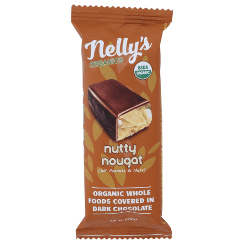 Nellys Organics Nutty Nougat, with Peanuts & Nuts, Organic, (1.6 oz ...