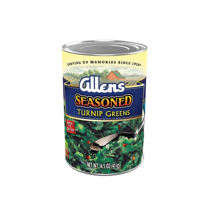 Allen's Seasoned Turnip Greens (14 oz) - Instacart