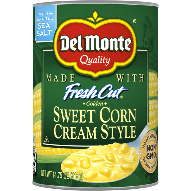 Del Monte Sweet Corn, Cream Style, Golden (14.75 oz) - Instacart