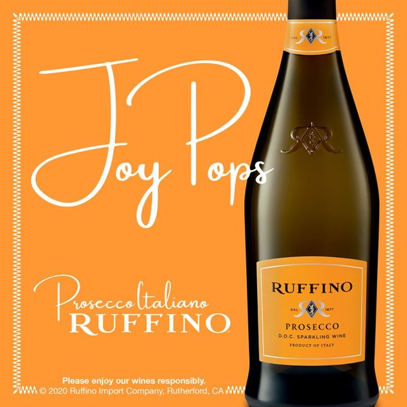 Ruffino Prosecco DOC Italian White Sparkling Wine (750 ml) - Instacart
