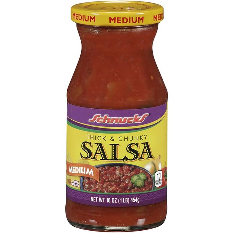 Schnucks Medium Thick & Chunky Salsa (16 oz) - Instacart