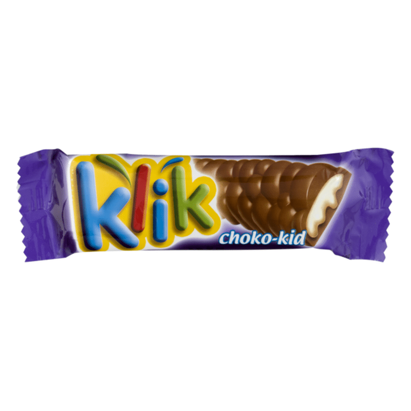 Klik Choko Kid Bar Milk Chocolate with Milk Cream Filling (1.34 oz ...