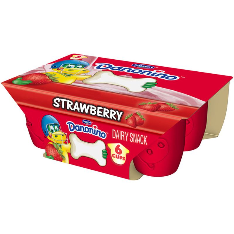 Danonino Strawberry Dairy Snack (6 ct) - Instacart