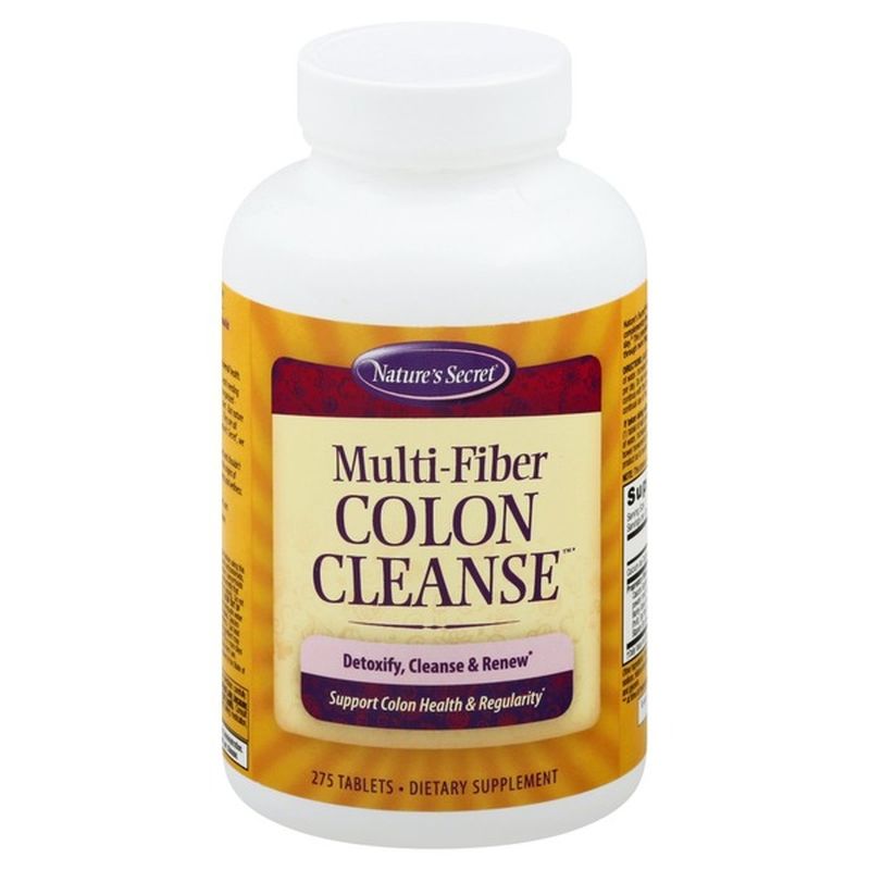 Nature's Secret Colon Cleanse, Multi-Fiber, Tablets (275 each) - Instacart