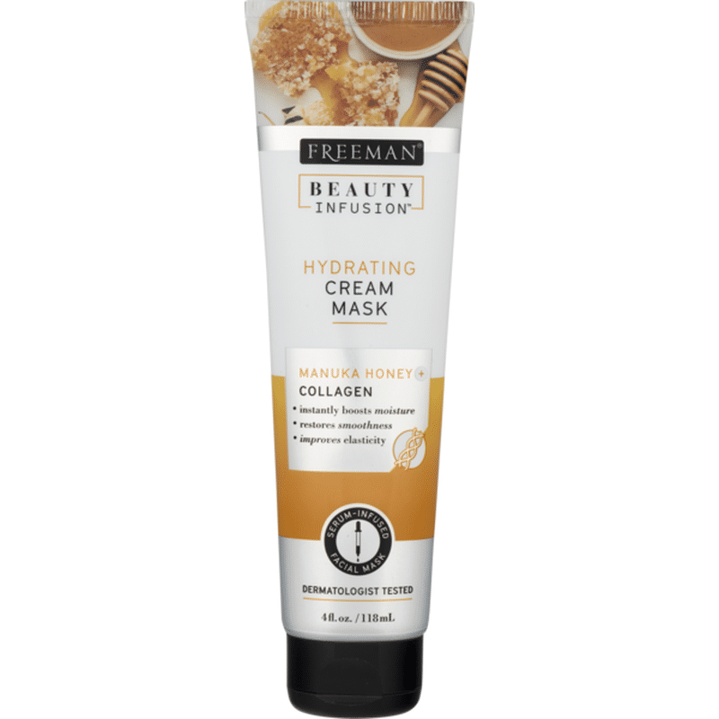 Freeman Beauty Infusion Hydrating Cream Mask Manuka Honey + Collagen (4 ...