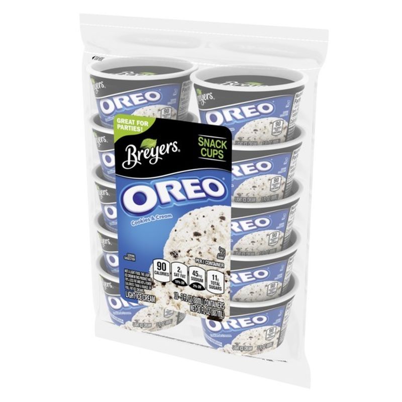 Breyers Light Ice Cream Oreo (3 oz) - Instacart