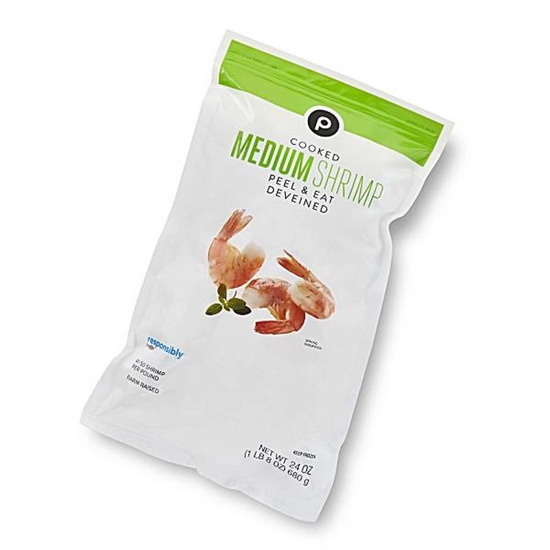 Publix Shrimp, Cooked, Deveined, Medium (24 oz) - Instacart