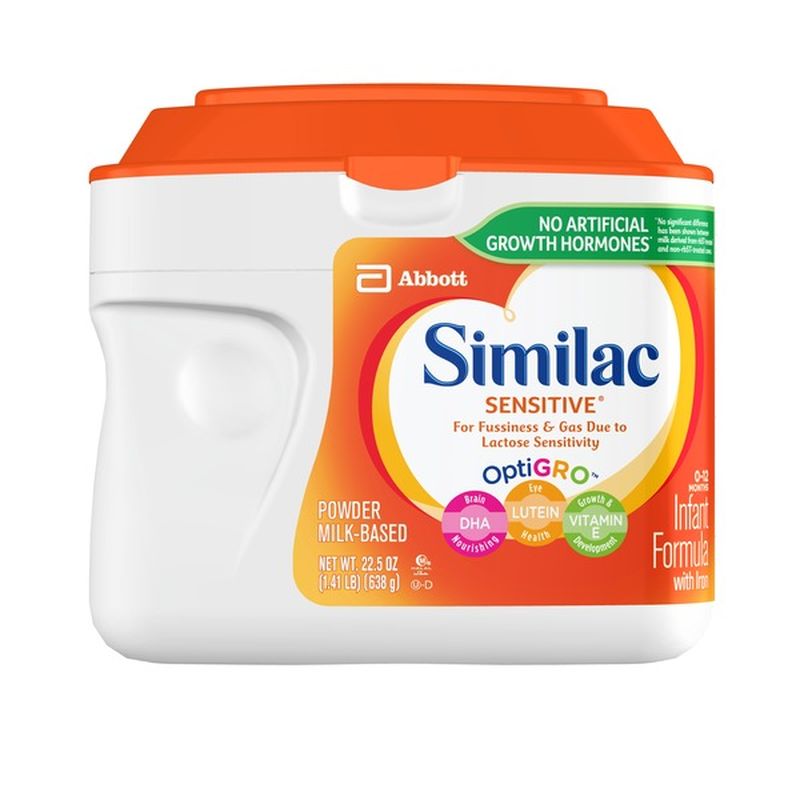 Similac Sensitive For Fussiness and Gas Infant Formula with Iron Powder ...