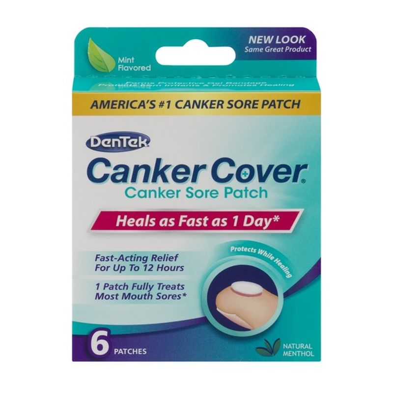 DenTek Canker Cover Canker Sore Patch Mint - 6 CT (6 ct) - Instacart