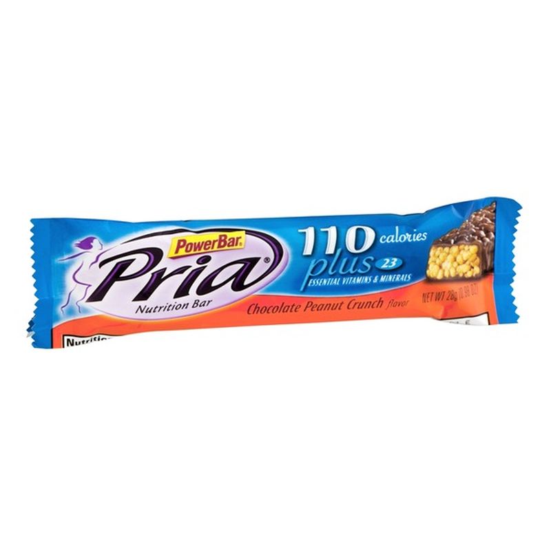 PowerBar Power Bar Pria 110 Calorie Plus Chocolate Peanut Crunch Flavor ...